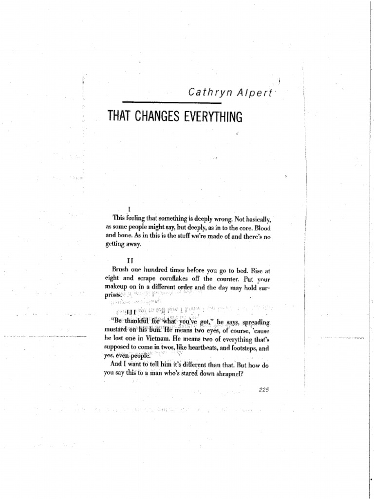 That Changes Everything TEXT | PDF