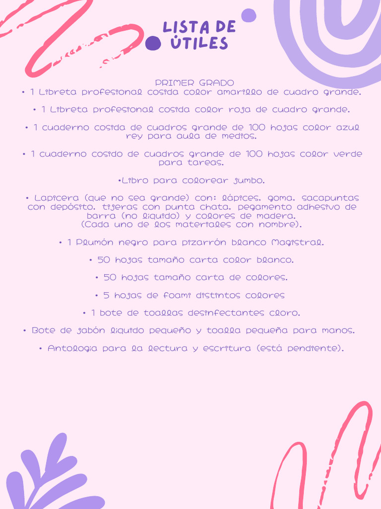 Purple Abstract Illustrated Classroom Rules Poster.pdf | PDF