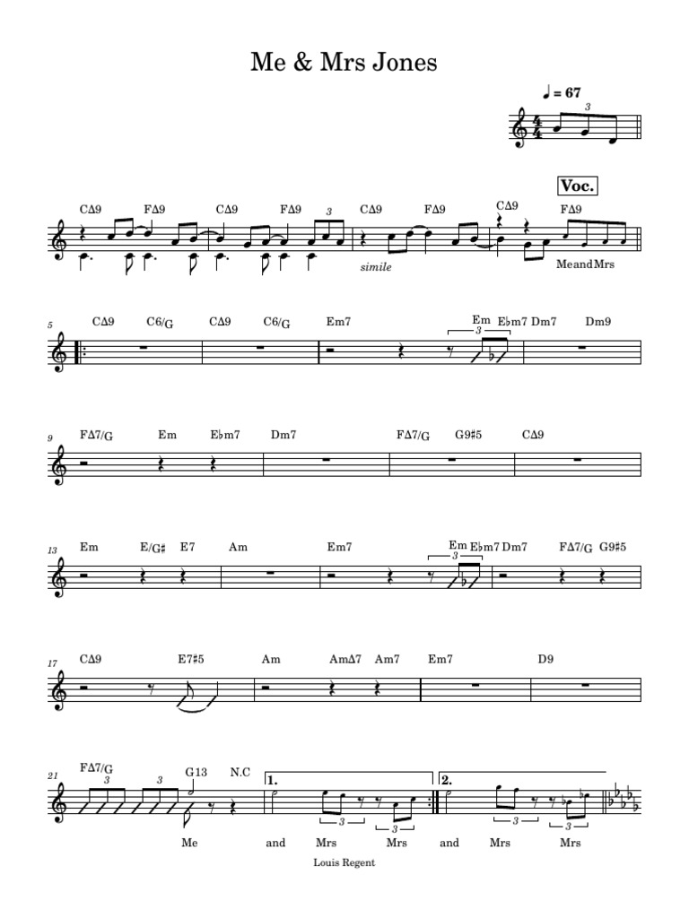 Me & Mrs Jones | PDF