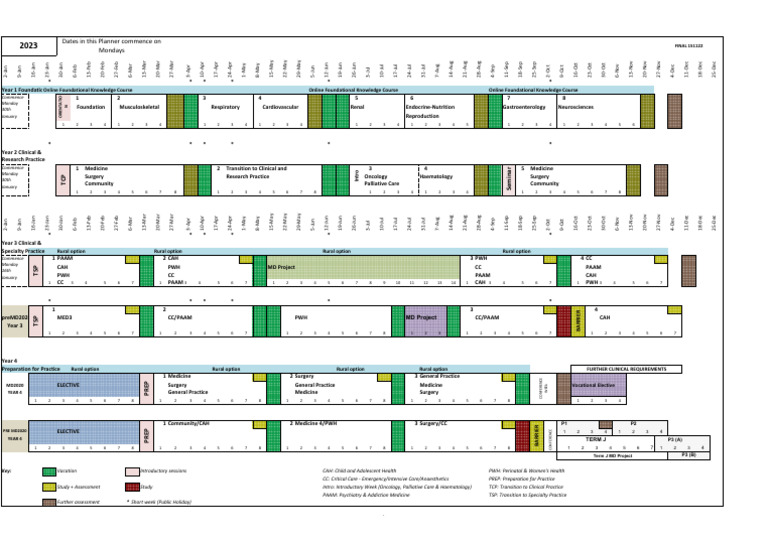 Academic Calendar 2023 FINAL 151122-3 | PDF