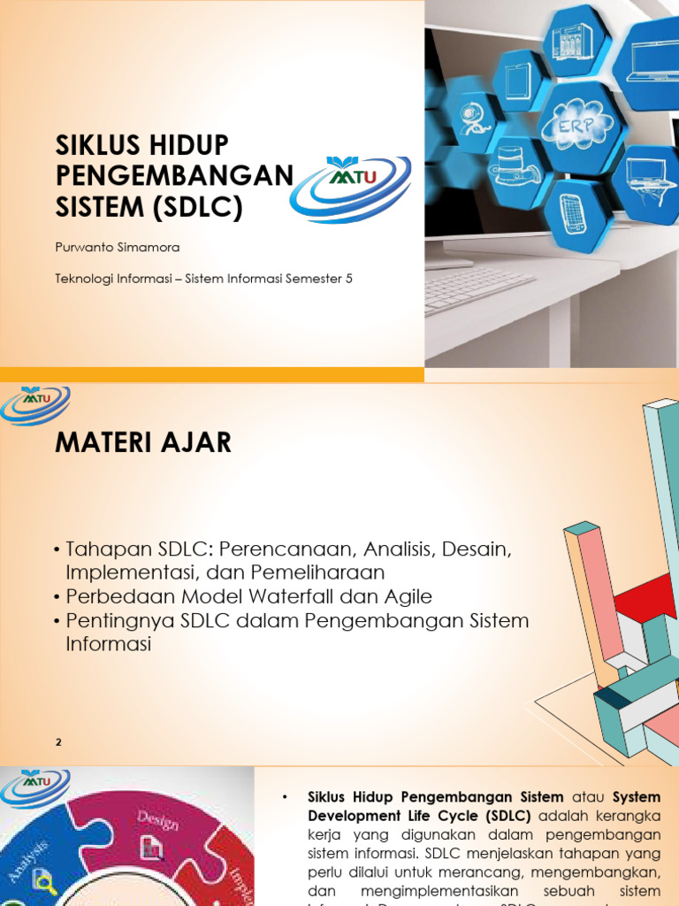 Pertemuan 2 - Siklus Hidup Pengembangan Sistem (SDLC) | PDF