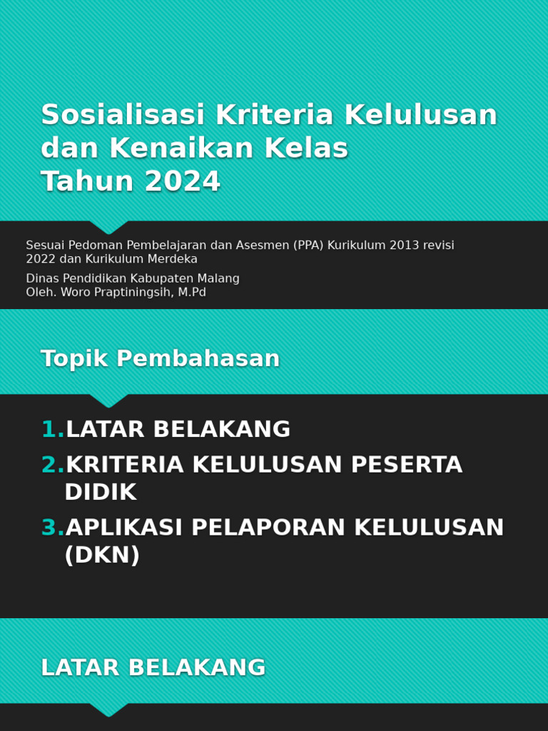 PPT Kelulusan | PDF