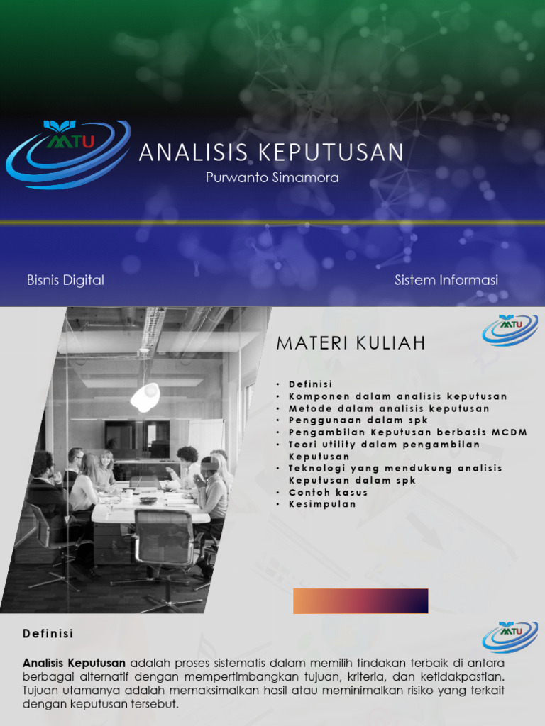 pertemuan 3 - decision analysis | PDF