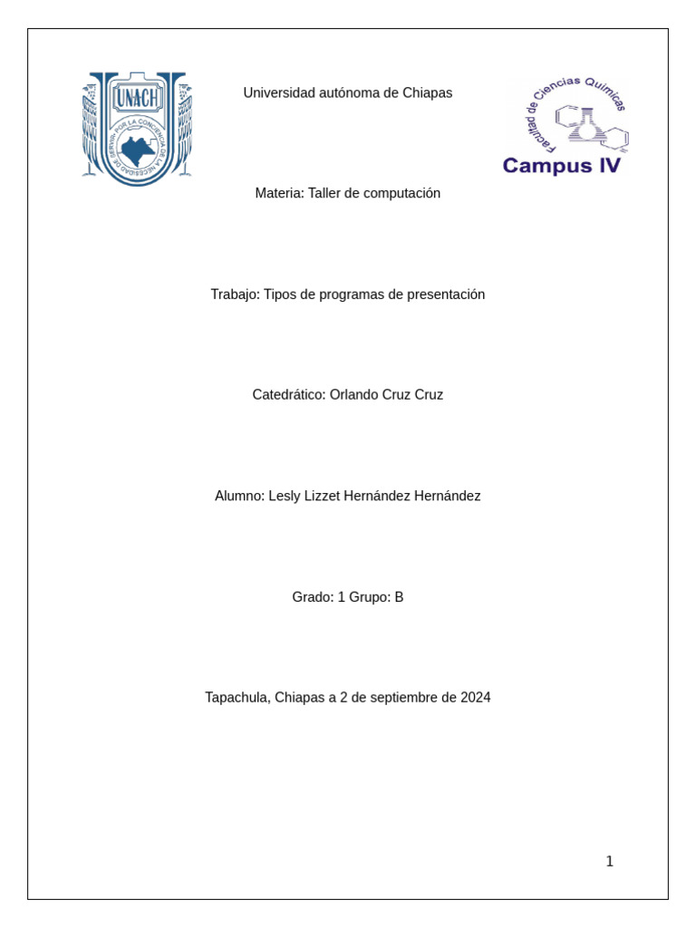 Tipos de Programas de Presentación | PDF