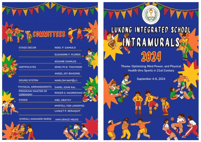 Intrams Proram 1 | PDF