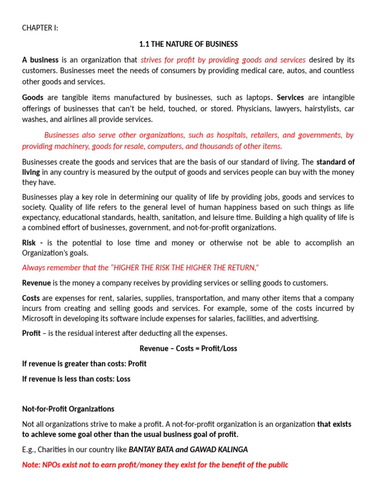 Intro-to-business-MODULE | PDF