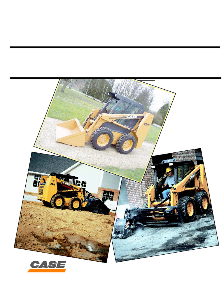 Case 40XT 60XT 70XT Skid Steer Loaders Electrical Hydraulic ...
