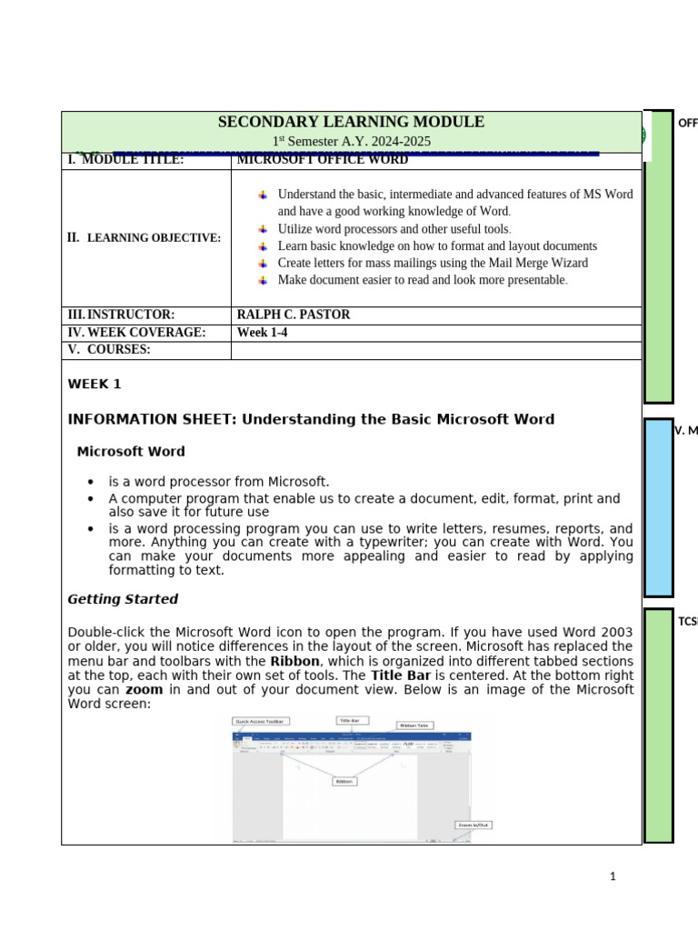 It Application Week 1 4 | PDF