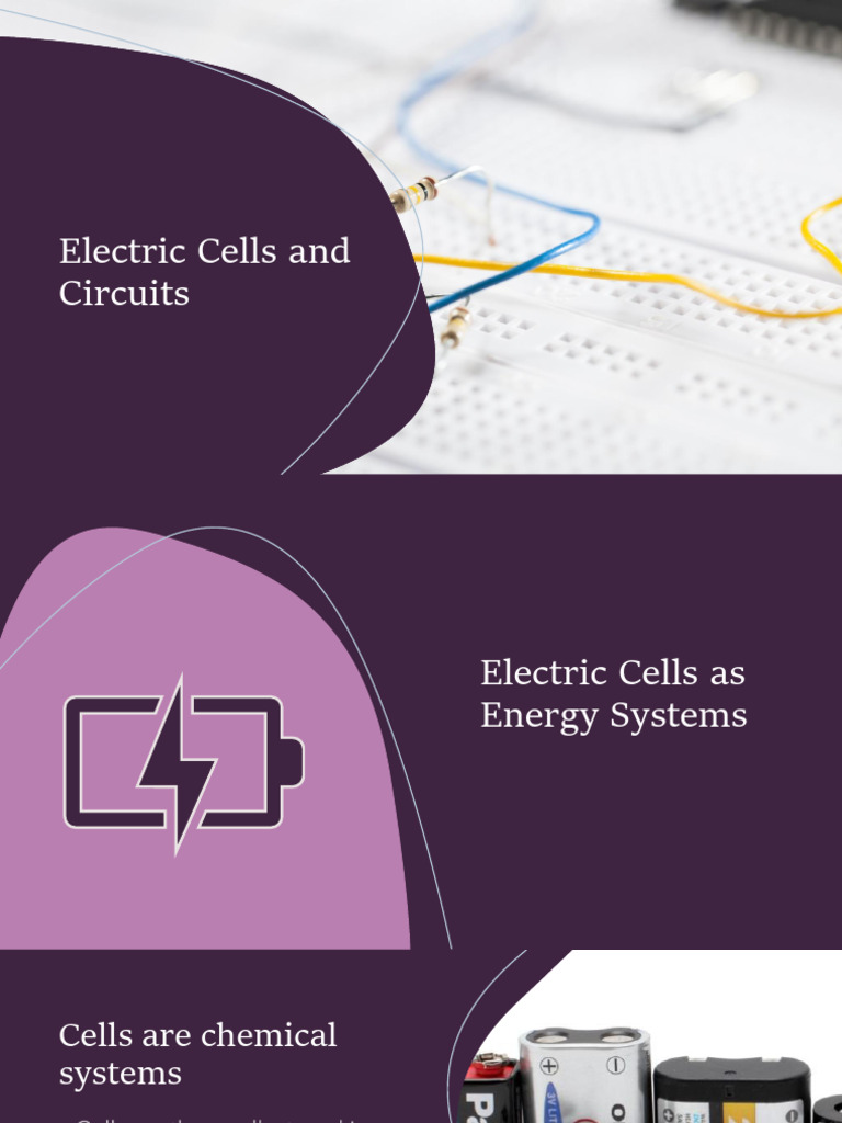 Electric Cells and Circuits | PDF