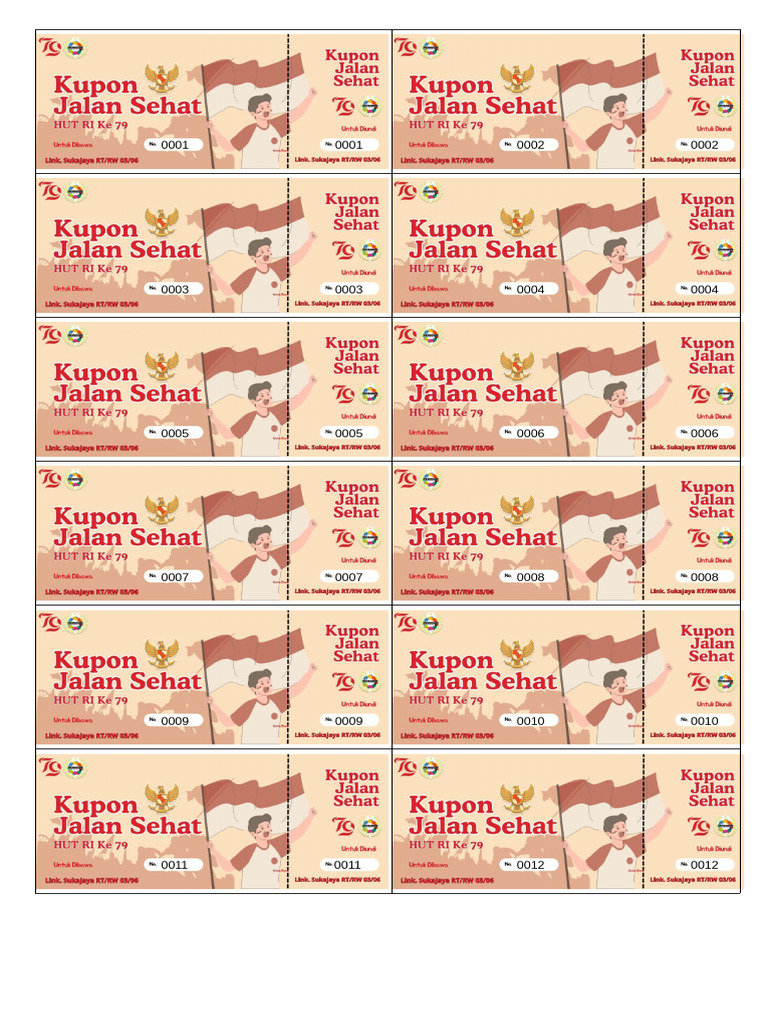 PRINT KUPON 2024 | PDF