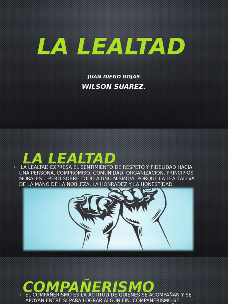 La Lealtad | PDF