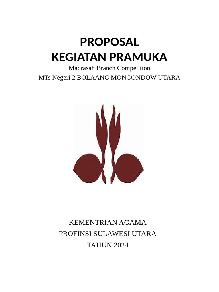 Proposal Pramuka Lili Kartu Kawan | PDF