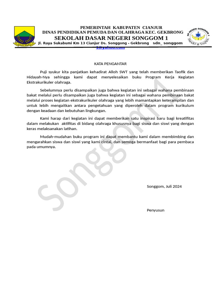 Program Ekstra PJOK 24 | PDF