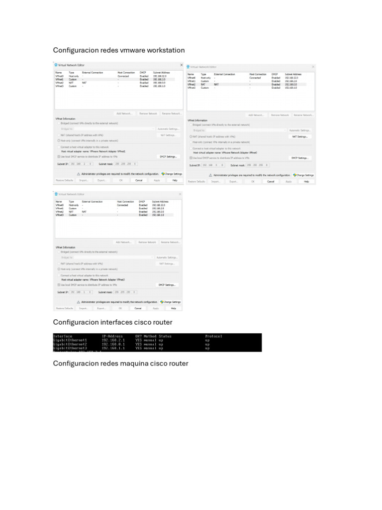 Configuracion Redes | PDF