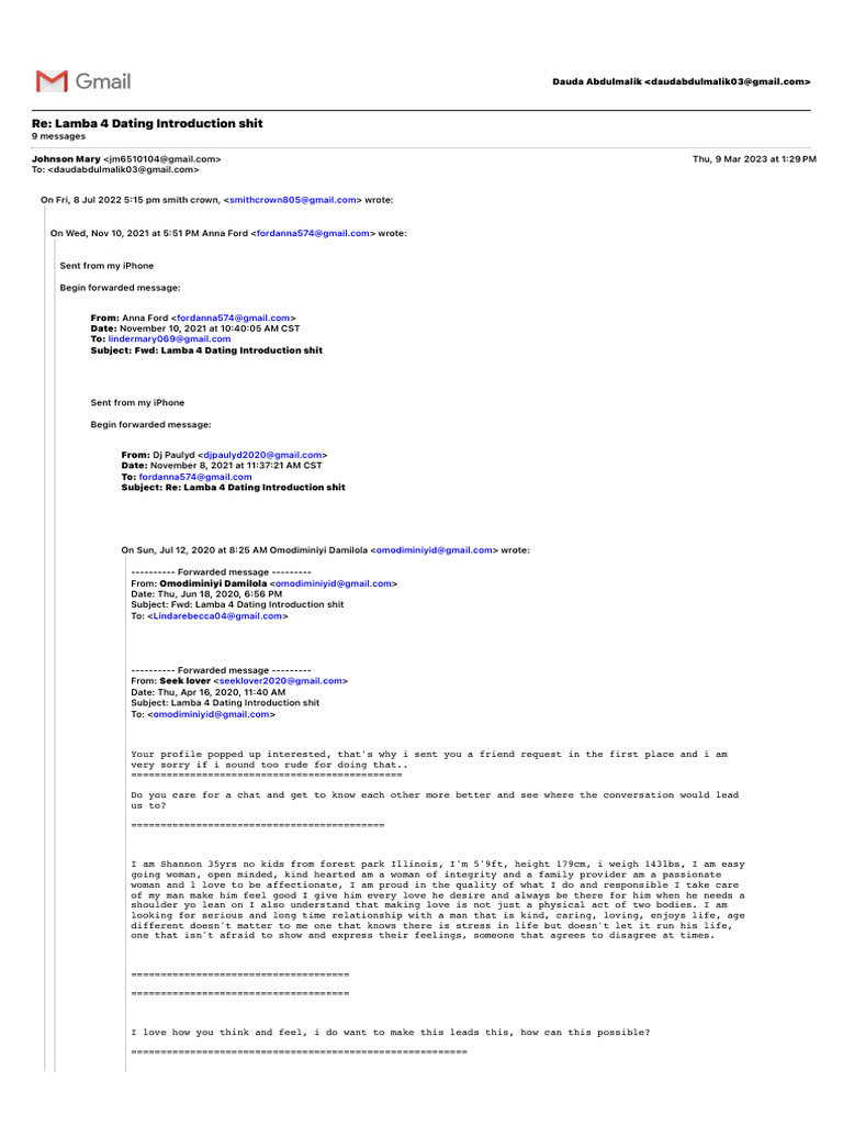 Re Lamba 4 Dating Introduction Shit | PDF