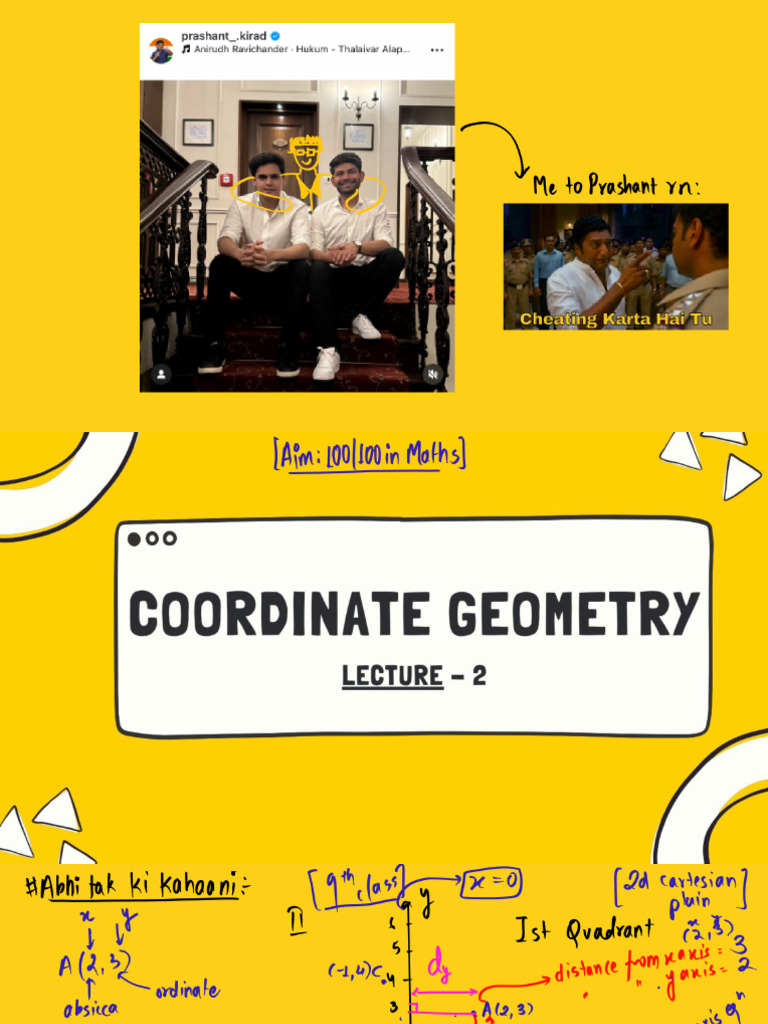 Coordinate Geometry -2 | PDF