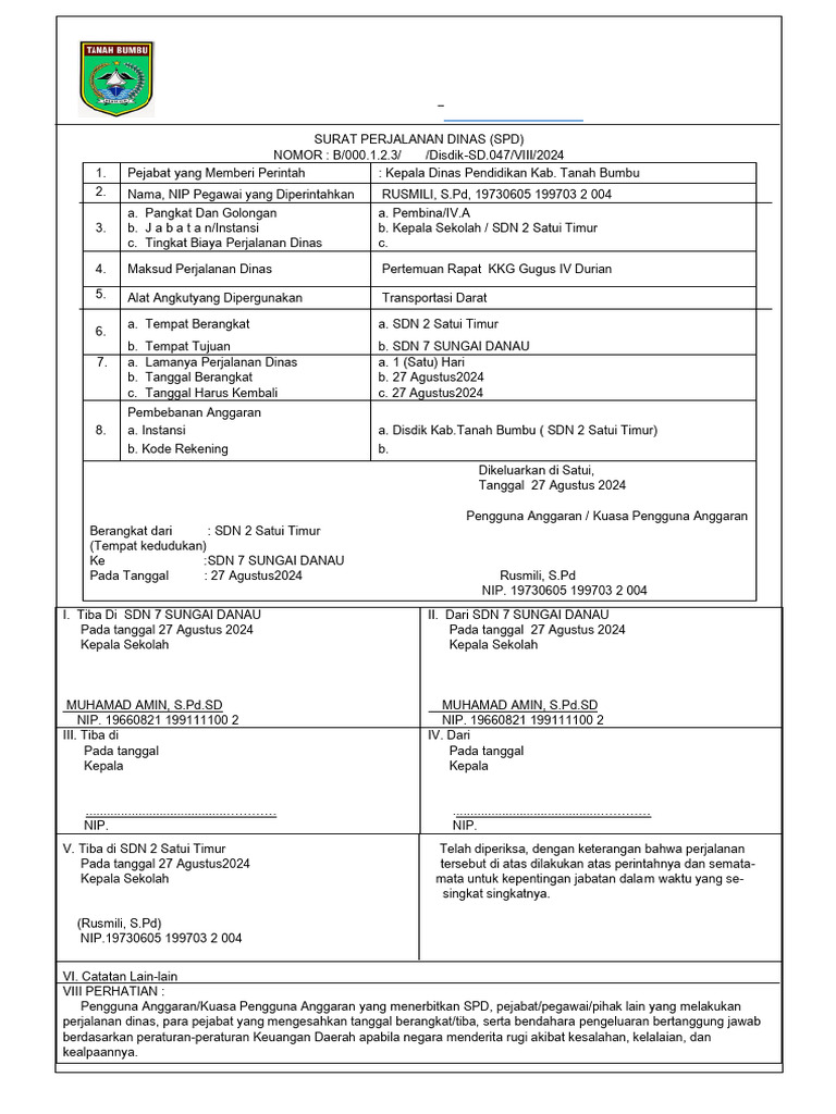 SPPD KKG Kopa Bu Alin | PDF