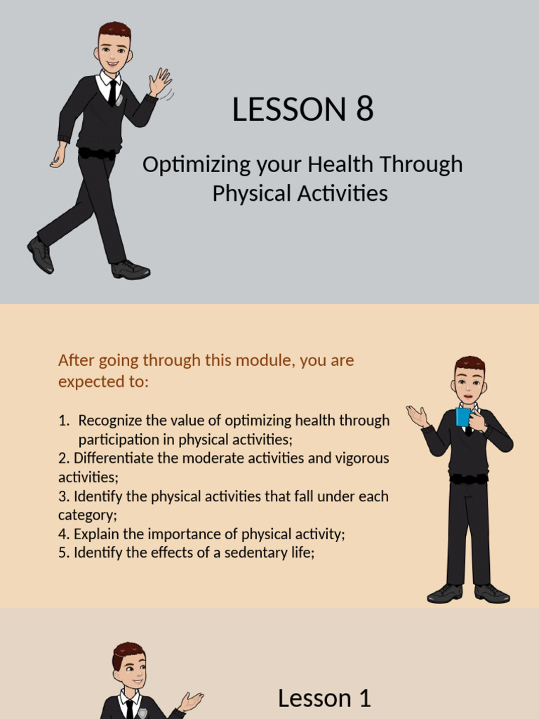 PE1 Module 8 Optimizing Health Trough PA | PDF