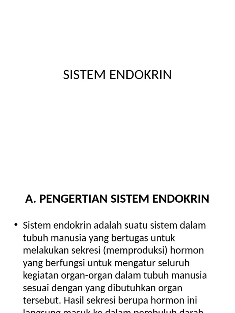 Sistem Endokrin | PDF