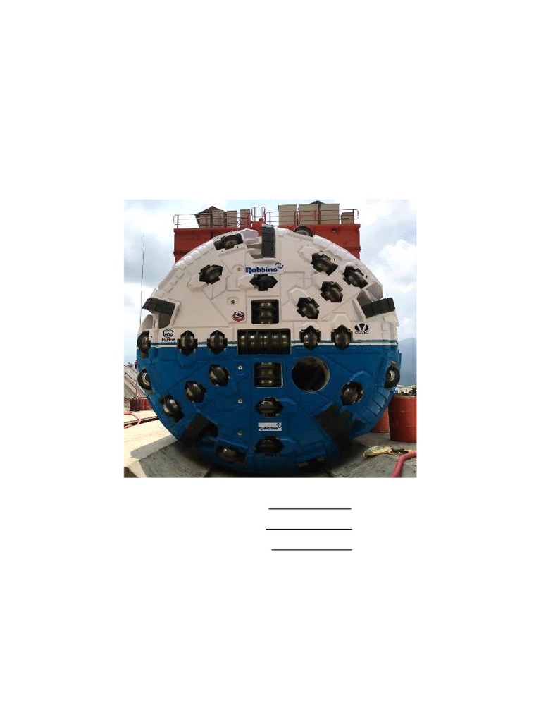 Method Statement for Treating the Stuck TBM | PDF