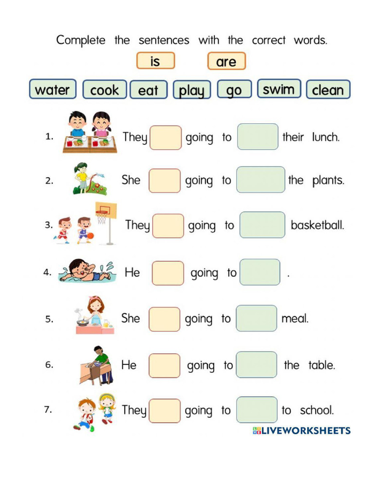 v. to be worksheet | PDF