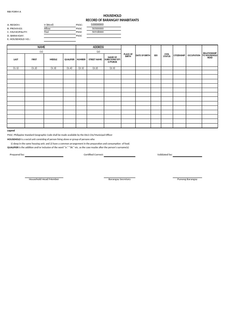 RBI Form A | PDF