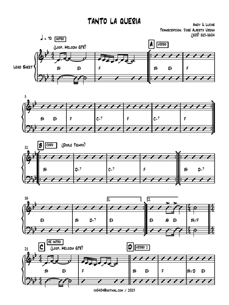 Tanto La Queria | PDF