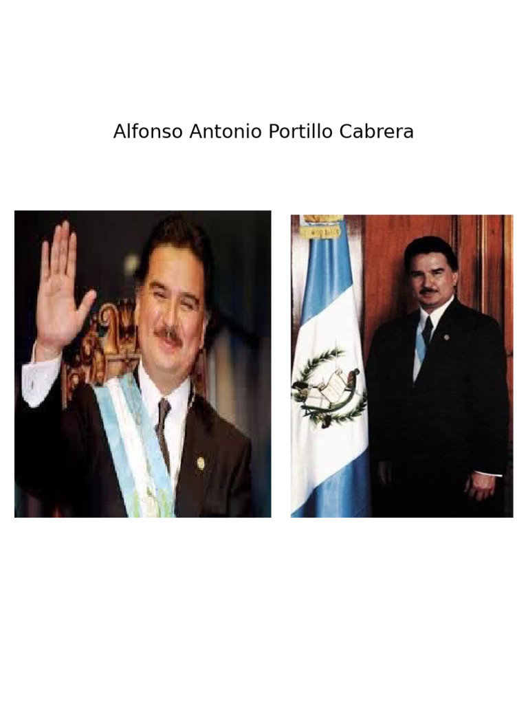 Alfonso Portillo | PDF