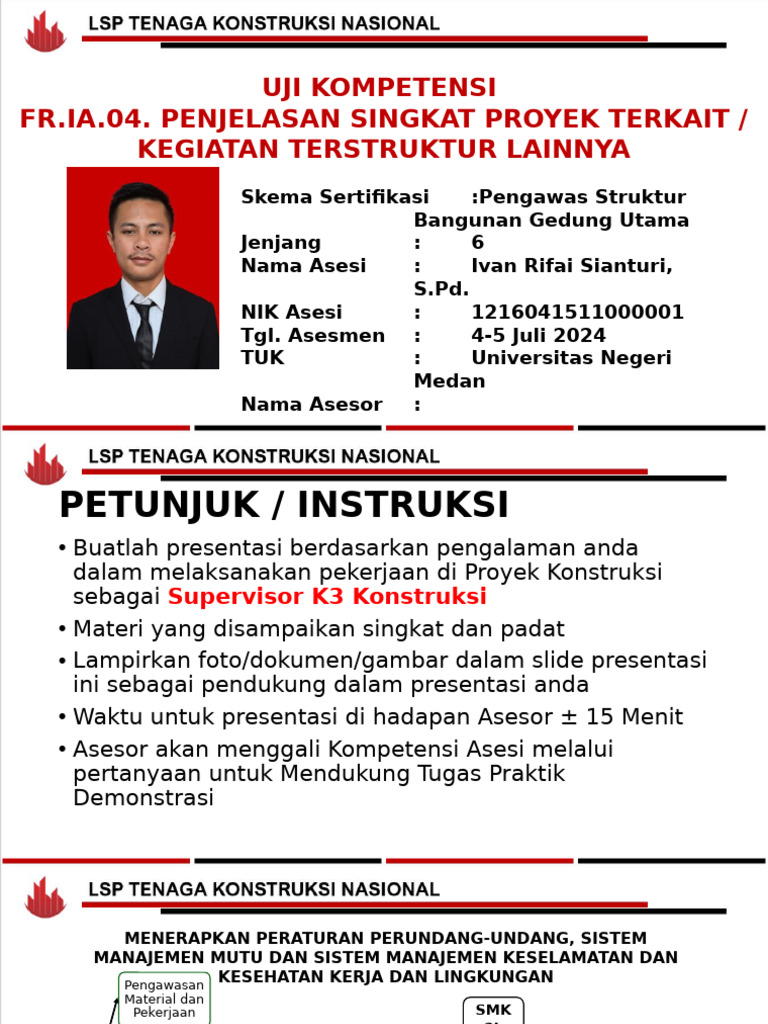 Ivan Rifai Sianturi Pengawas Struktur Bangunan Gedung Utama | PDF