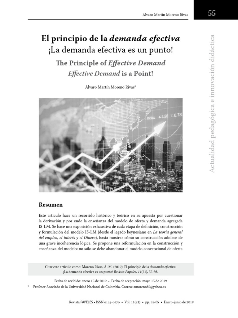 El Principio de La Demanda Efectiva | PDF