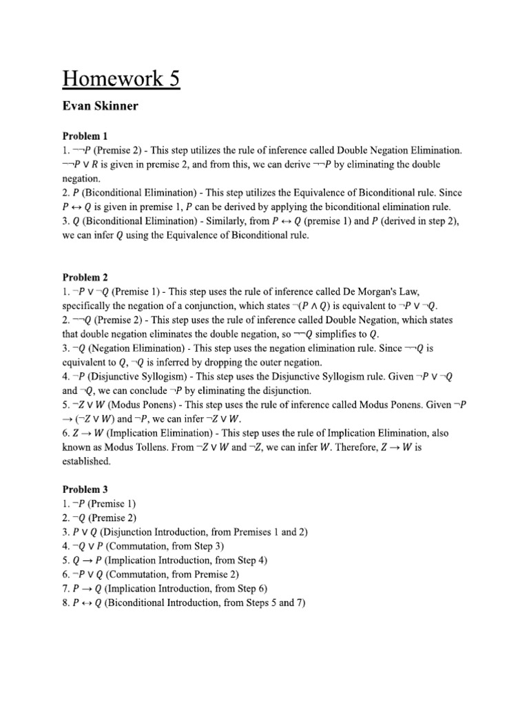 Skinner HW5 | PDF