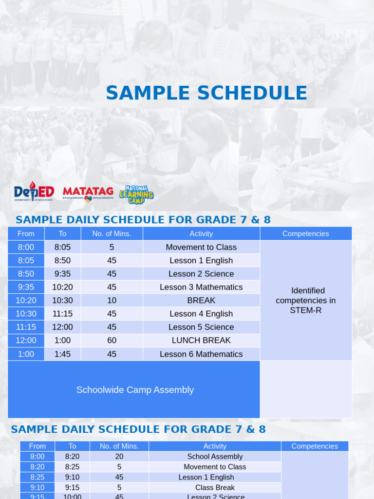 Sample SCHEDULE NLC | PDF