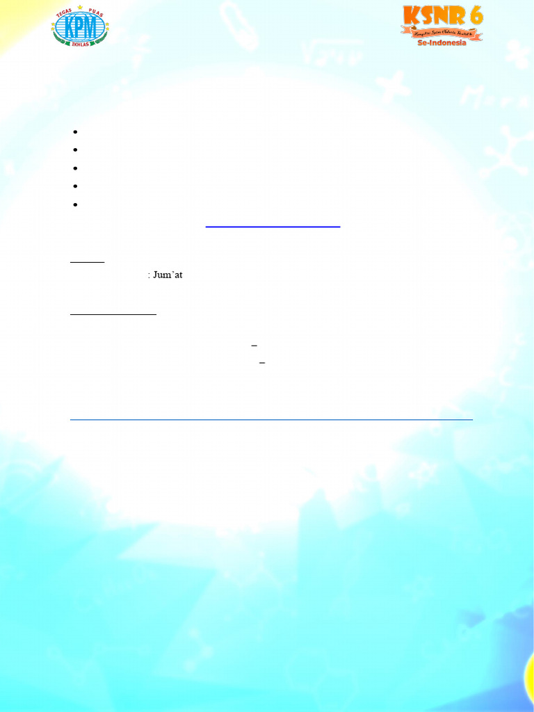 Petunjuk Teknis KSNR 6 Online | PDF