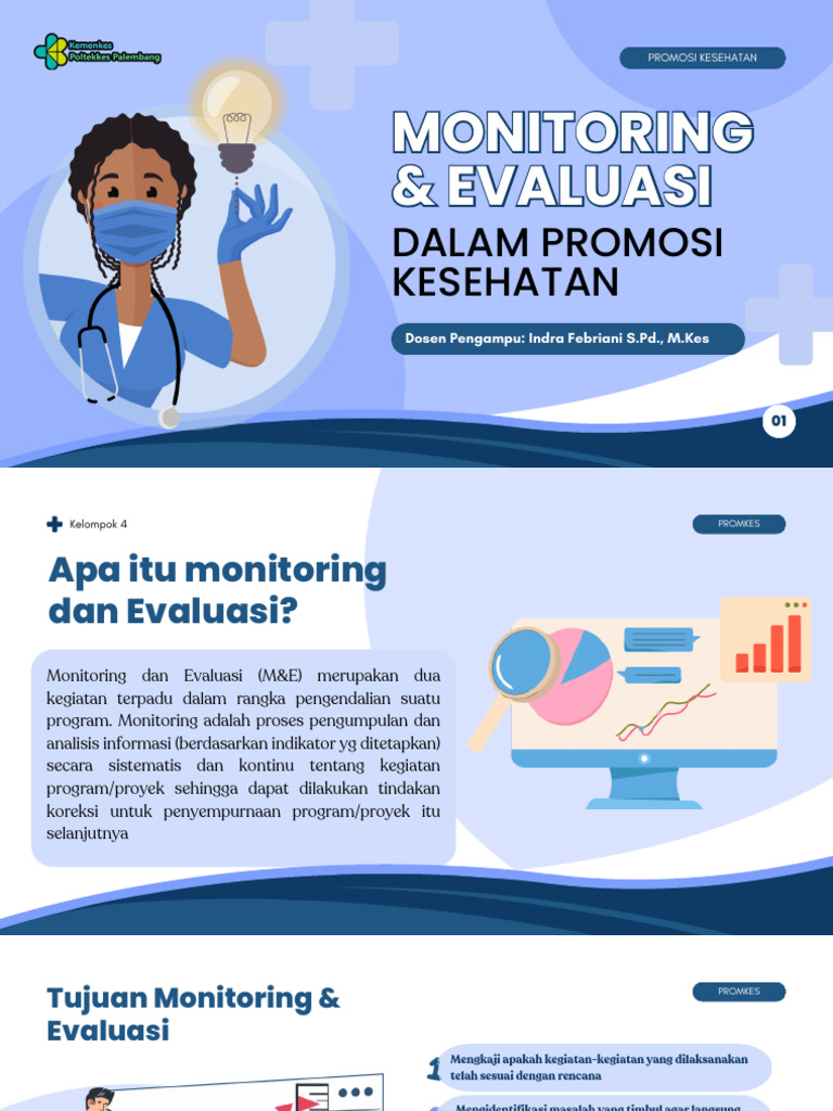 Promosi Kesehatan Monitoring Dan Evaluasi | PDF
