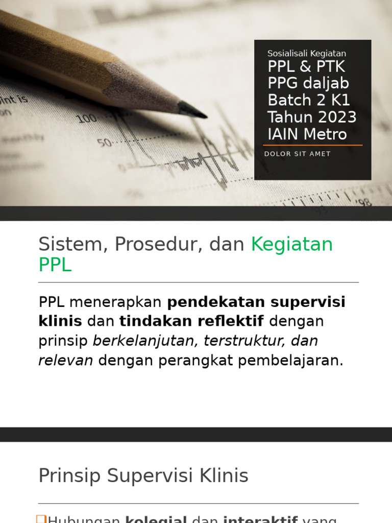 Kegiatan PPL PPG Bacth 1 Tahun 2024 LPTK Iain Metro | PDF