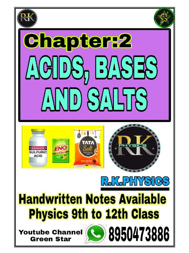 CH 2 (Acid, Bases&Salts) | PDF