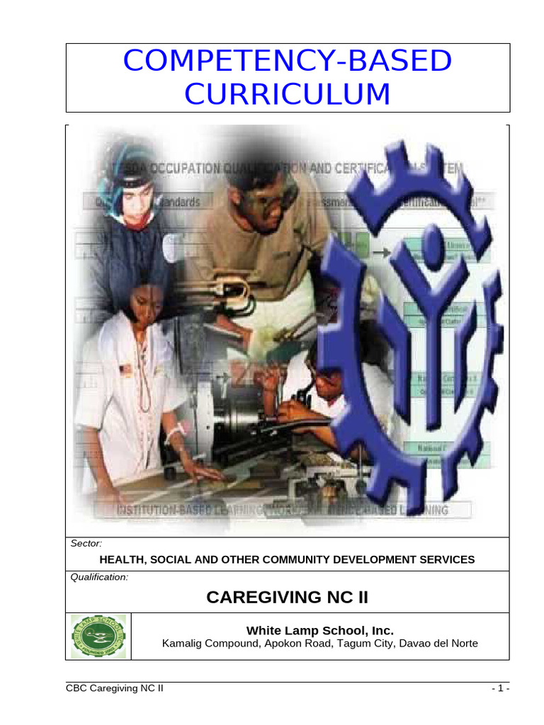 CBC Caregiving Ncii Updated 2024 | PDF | Occupational Safety And Health ...