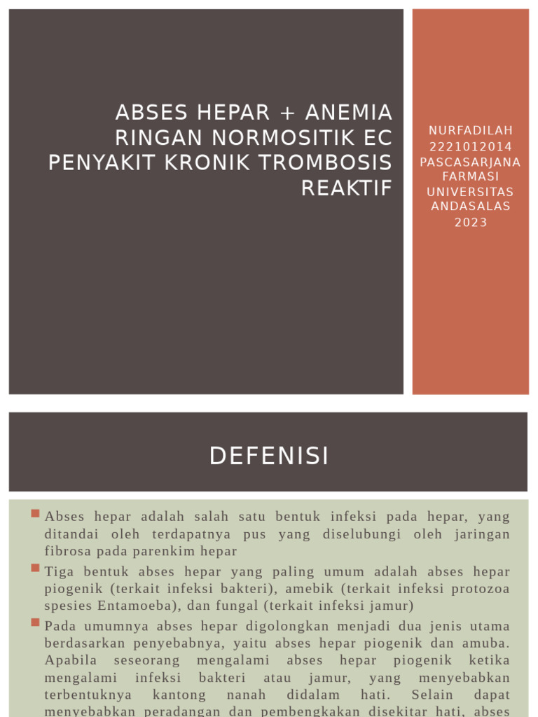 Abses Hepar | PDF