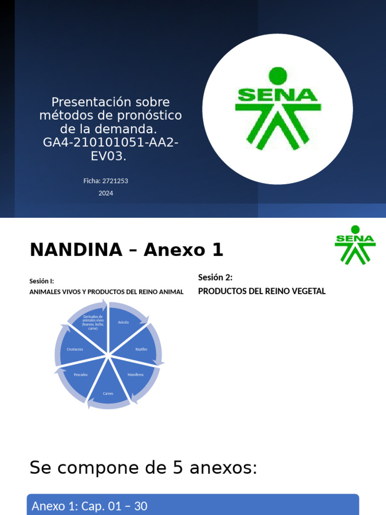 Presentación Sobre Métodos de Pronóstico de La Demanda. GA4-210101051 ...