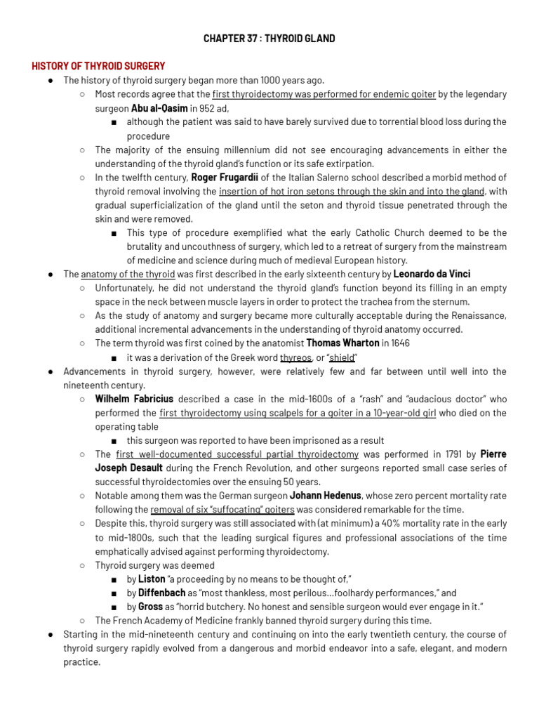 CHAPTER 37 _ THYROID GLAND | PDF