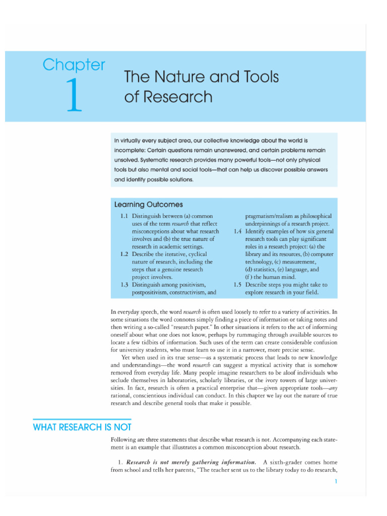 Practical Research Chapter One 12th Edition | PDF