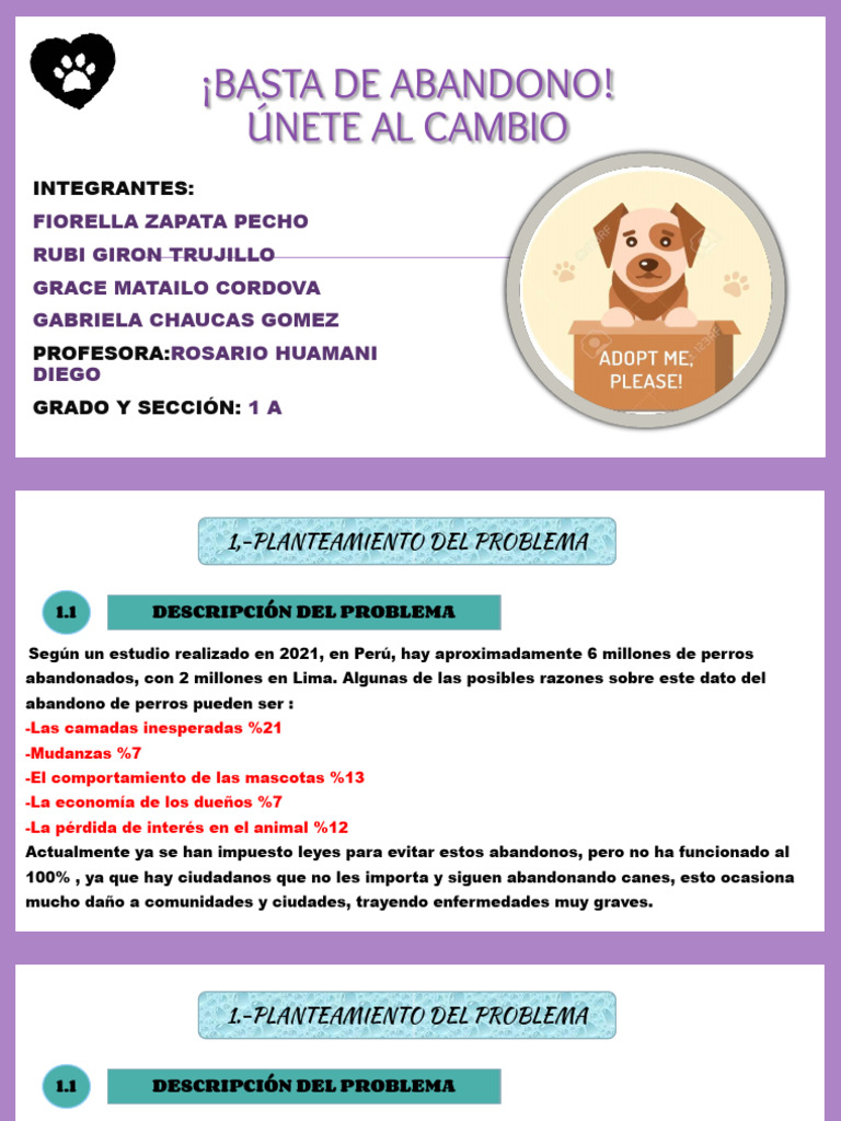 ¡Basta de Abandono! Únete Al Cambio | PDF