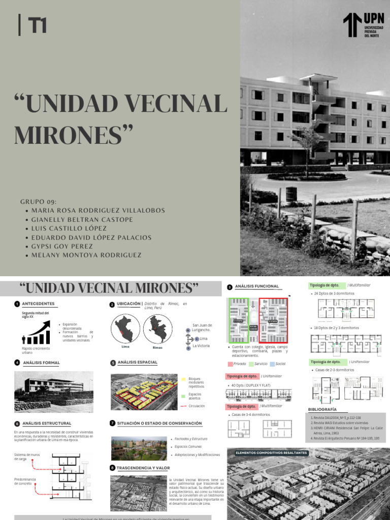 T1 Grupo 09 Unidad Vecinal Mirones | PDF