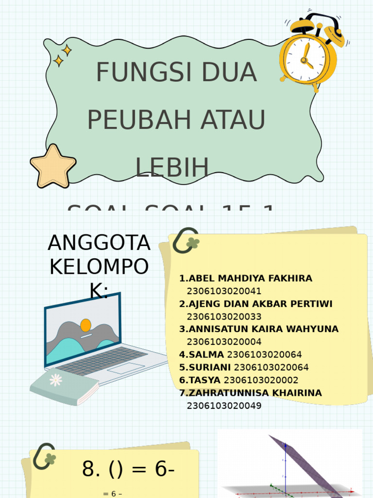 Kelompok 1 Kalkulus Soal | PDF