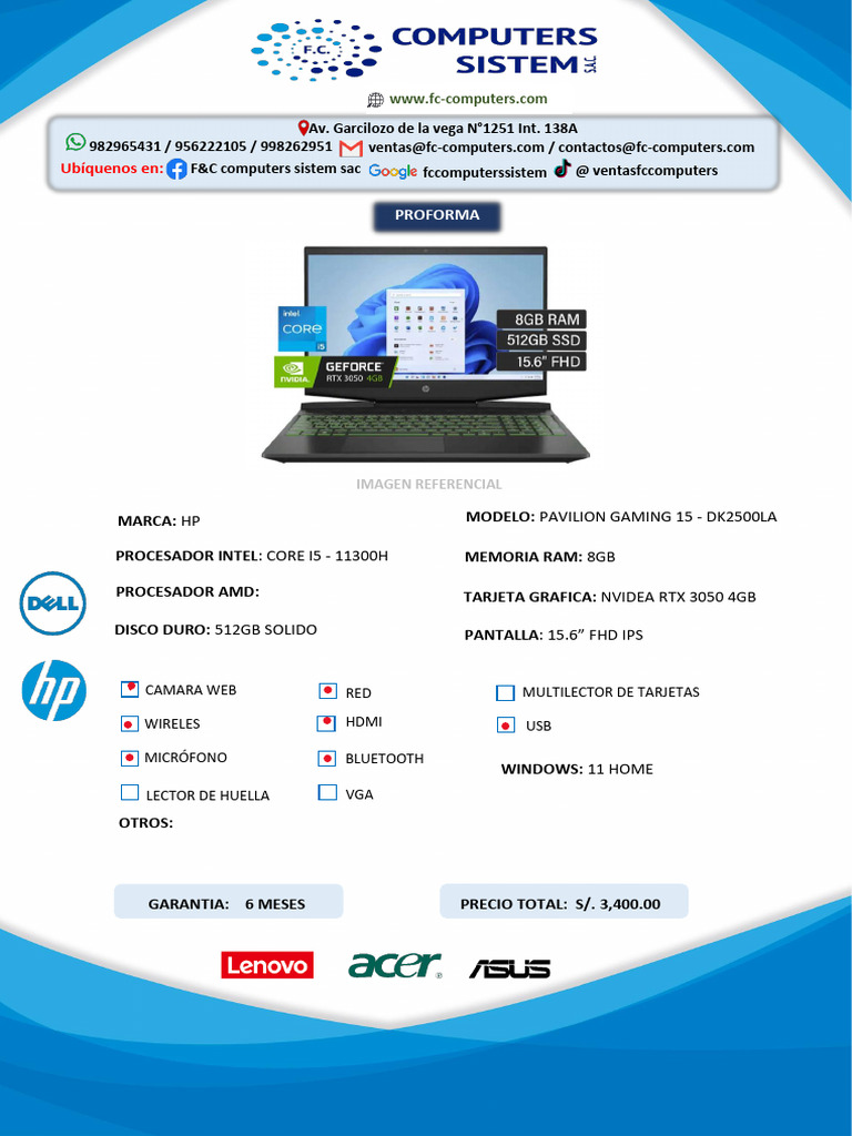 HP Pavilion Core I5 | PDF