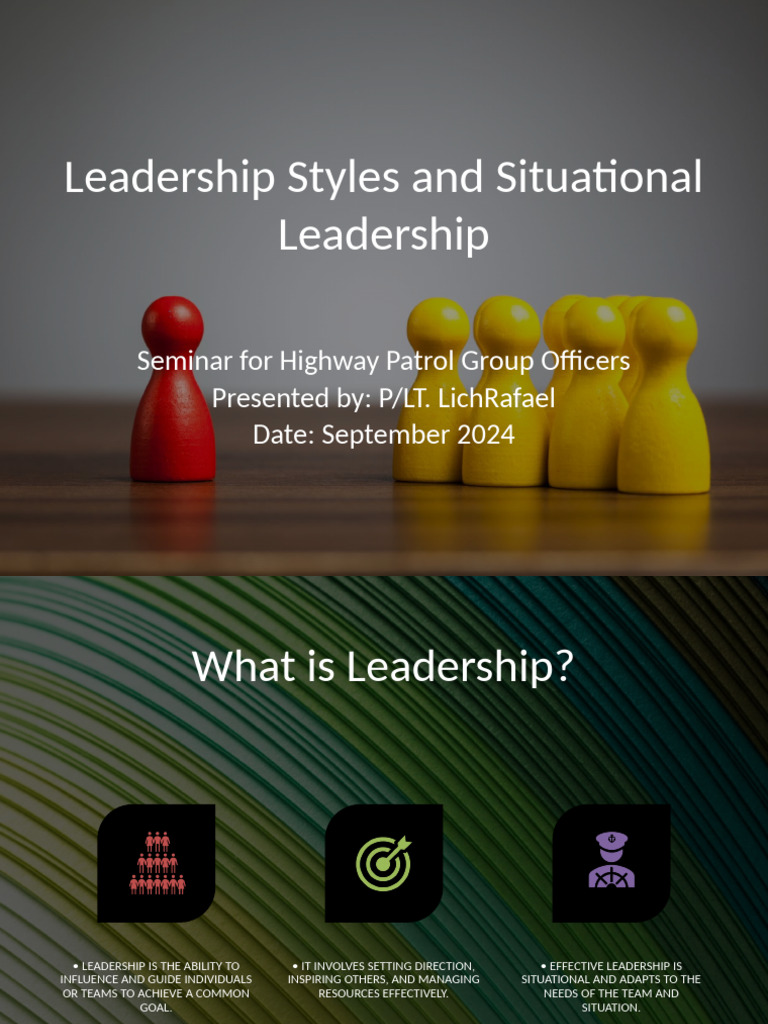 Leadership Styles and Situational Leadership | PDF