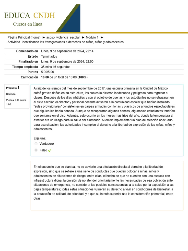 Actividad.2. Identificando Las Transgresiones A Derechos de Niñas ...