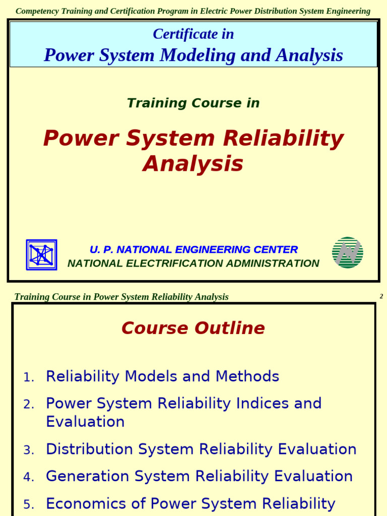 CPT7 - Reliability Analysis - Aug. 12, 2005 | PDF
