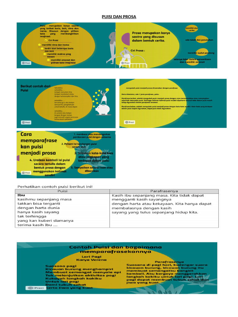 Puisi vs Prosa: Diferencias Clave | PDF | Poesía | Ficción general