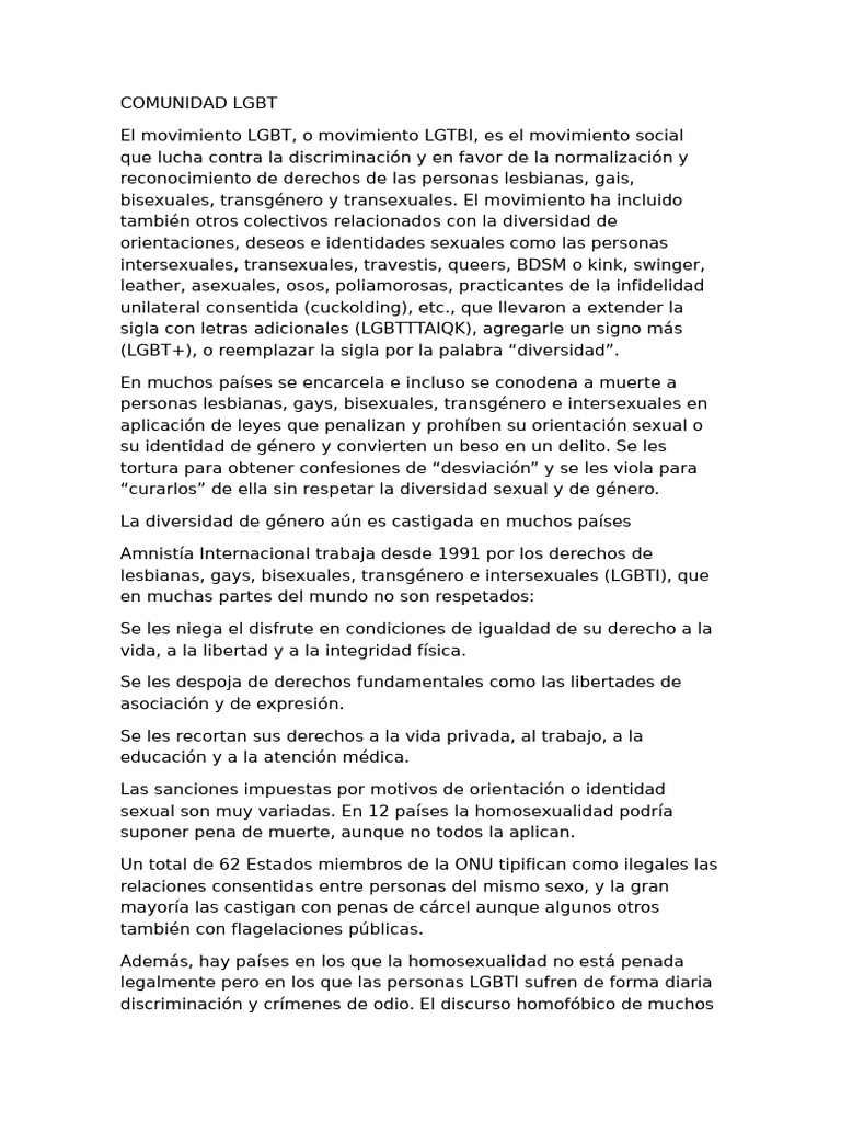 LGTBQ | PDF